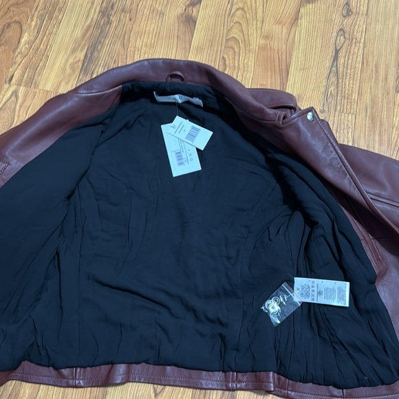 IRO | Jackets & Coats | Nwt Iro Newhan Han Lamb Jacket Red Brownred ...